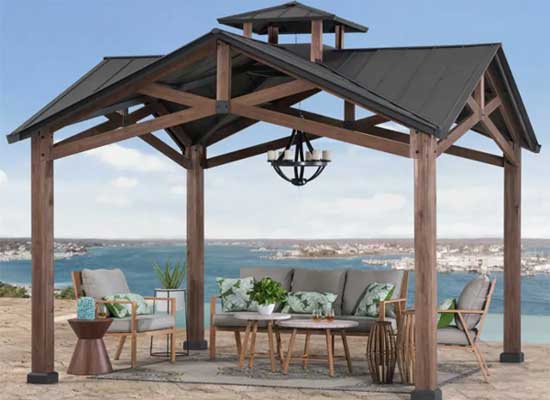 Hot Tub Pavilion Kit: DIY Spa Shelter with Pre-Made Enclosure