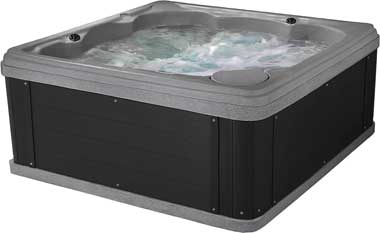 Corner Pergola Creates Cozy Hot Tub Privacy Screen